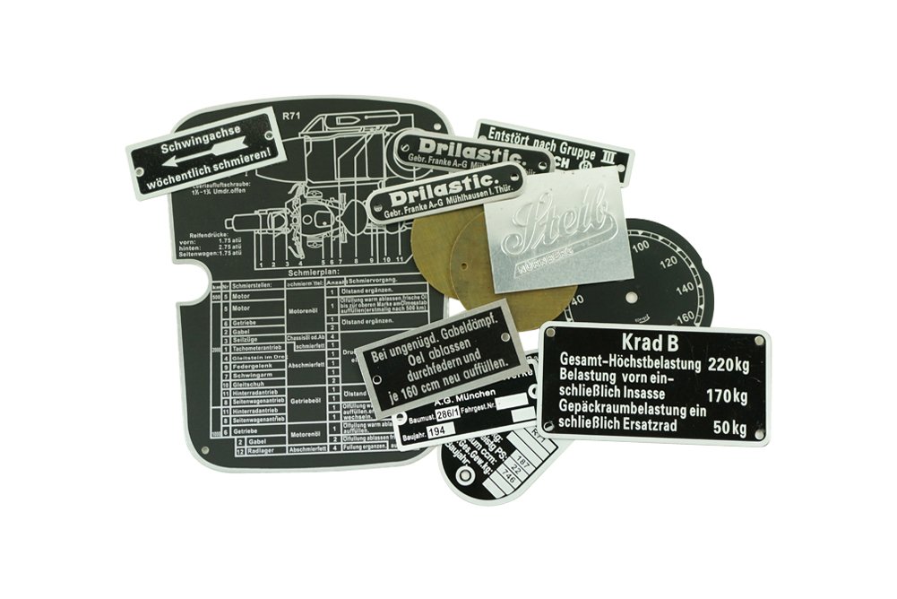 CJ750 tag set fit for M72 Bayerische Motoren Werke sticker R71 -CJ750 ...